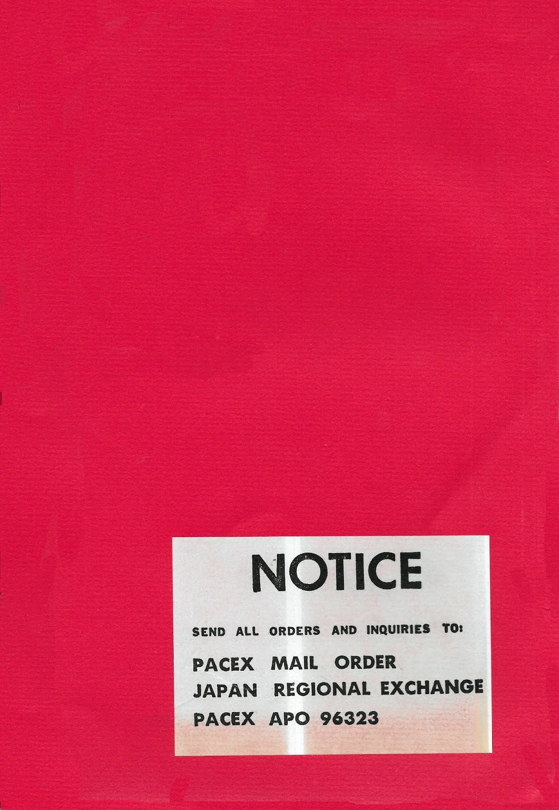 Michael G Skidmore: 1968 PACEX US Military Gift Catalog Booklet Pacific ...