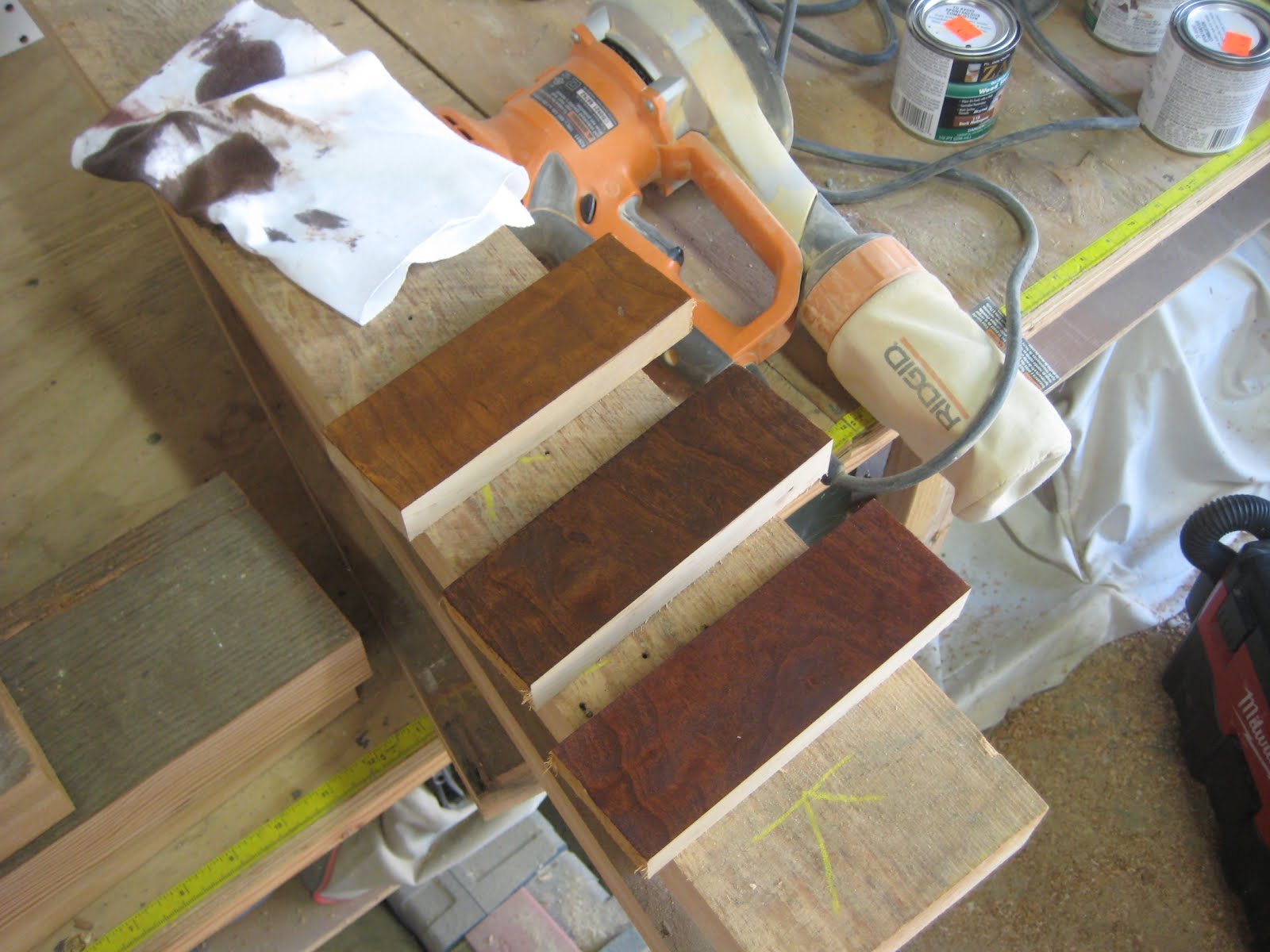 Testing Stain, Testing Wood