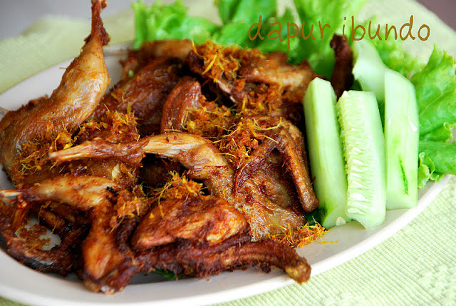 dapur ibundo: Puyuh goreng berempah