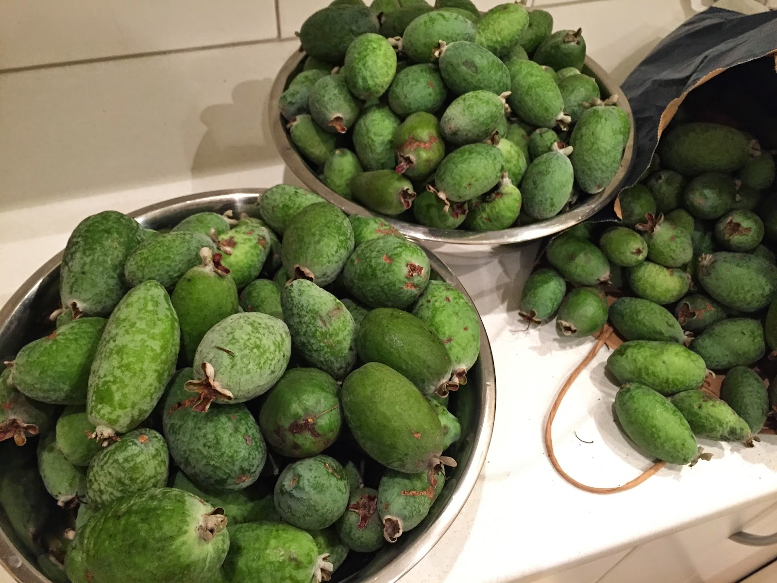 Flooded with Feijoas: Feijoa Paste | Nom Nom Panda