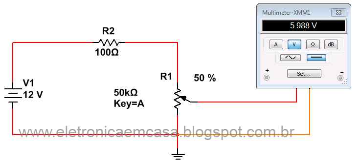 Como Funciona um Potenciômetro - Eletrônica em Casa