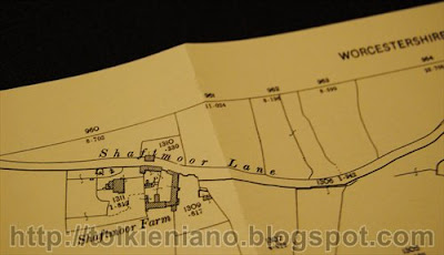 Tolkien collection: Sarehole Mill in una mappa di Green Hall del 1903