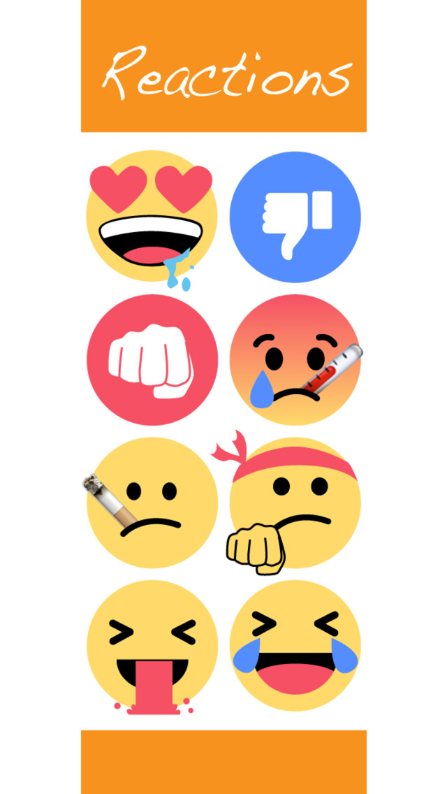 Apps Nice - iPhone & iPad Apps !: Reactions Stickers