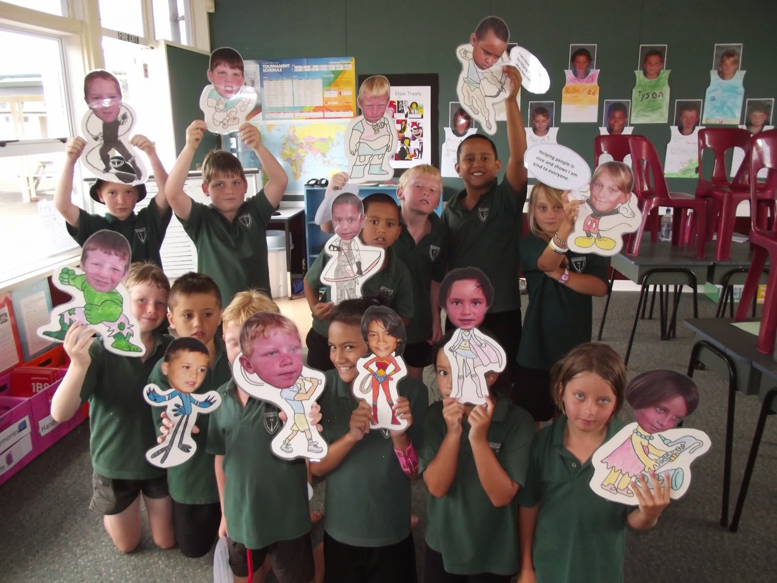 Totara's Class Blog - 2017 Maramarua School: Our class values pictures