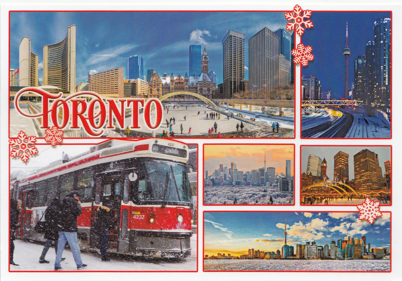 My postcard and stamp week: Canada: Toronto