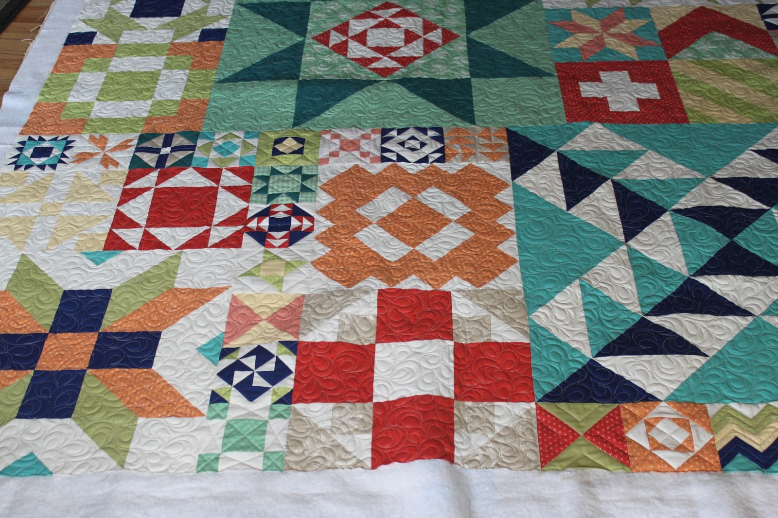 Stitch by Stitch: Two "Moda Modern Building Blocks" quilts...