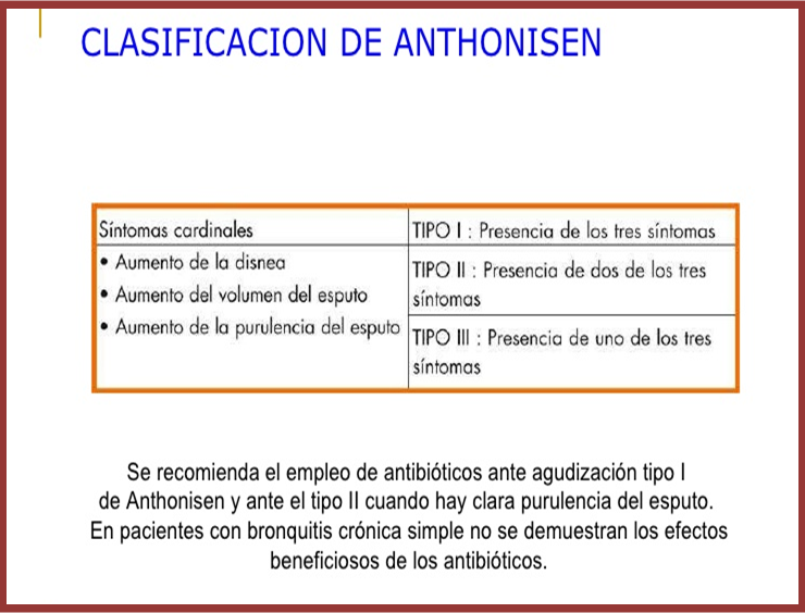 MEDICINA: EPOC EXACERBADO SOBREINFECTADO