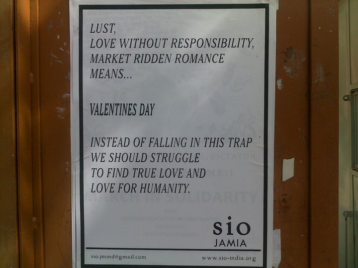 Say No to Valentines Day and Commercialization of Love: Posters
