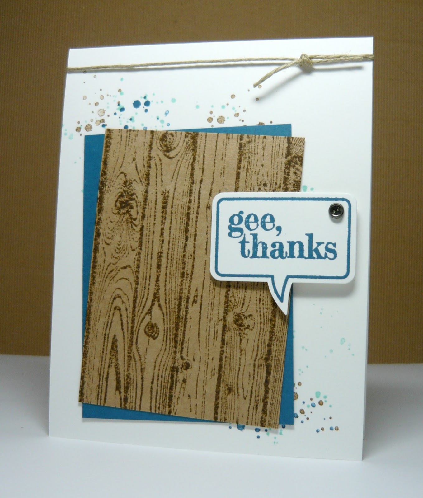 Perry Papercrafts: Gee, Thanks!