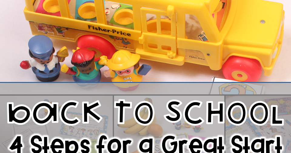 KinderGals: Back to School 4 Steps For a Great Start