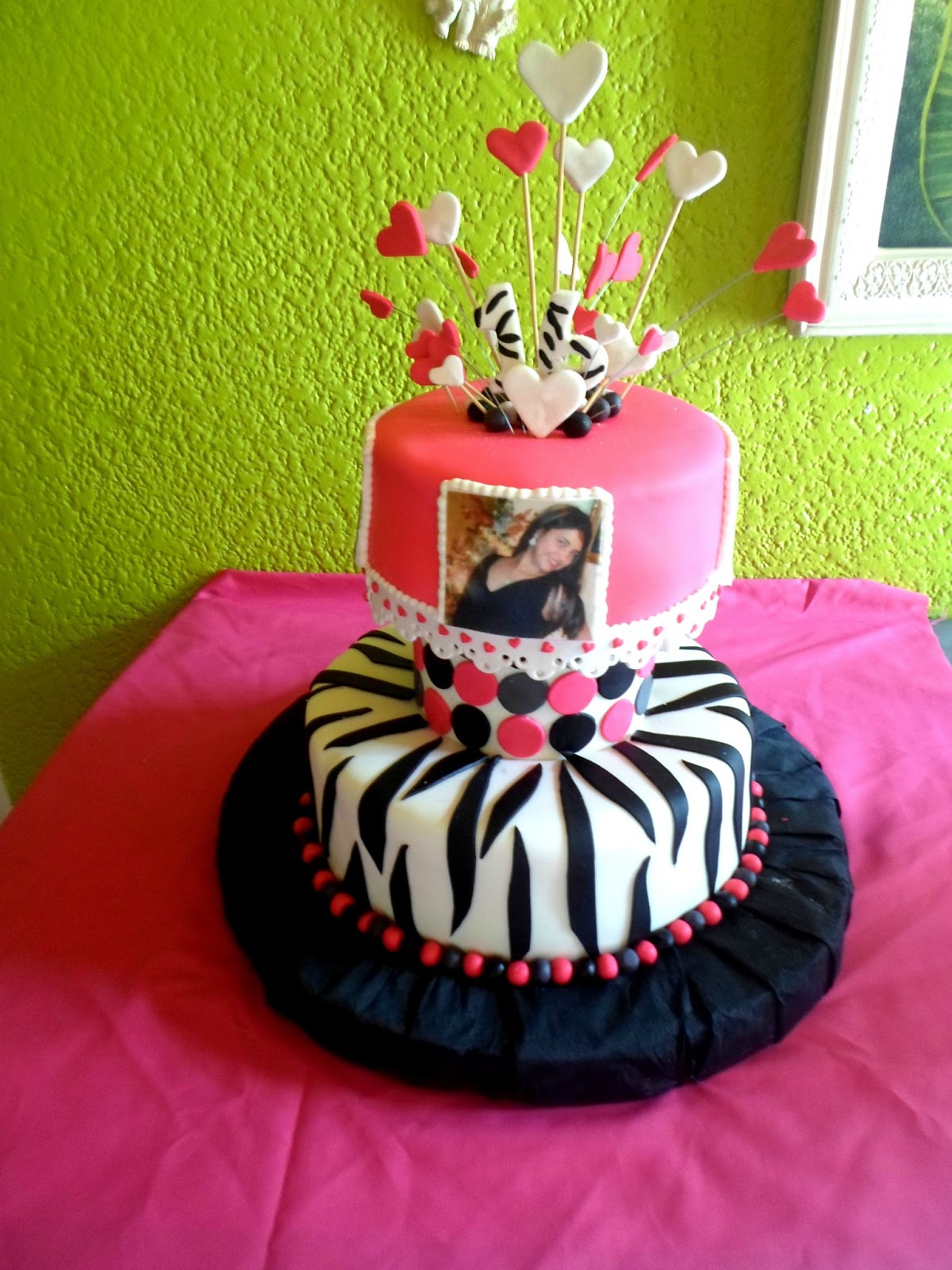 Tortas lisbesita: TORTA ANIMAL PRINT