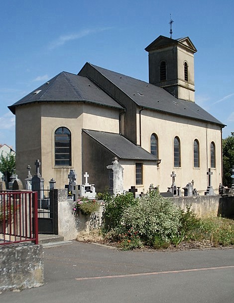 LE PAYS NATAL DE JLJ : LA LORRAINE: église Sainte-Ursule de Haute-Yutz