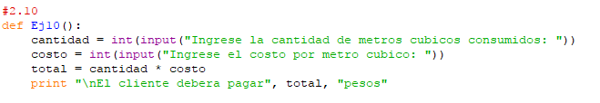 Programas en Python.