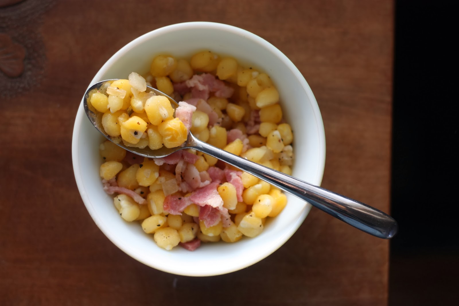 The Humble Hominy // Hominy and Bacon Recipe | Newman Food