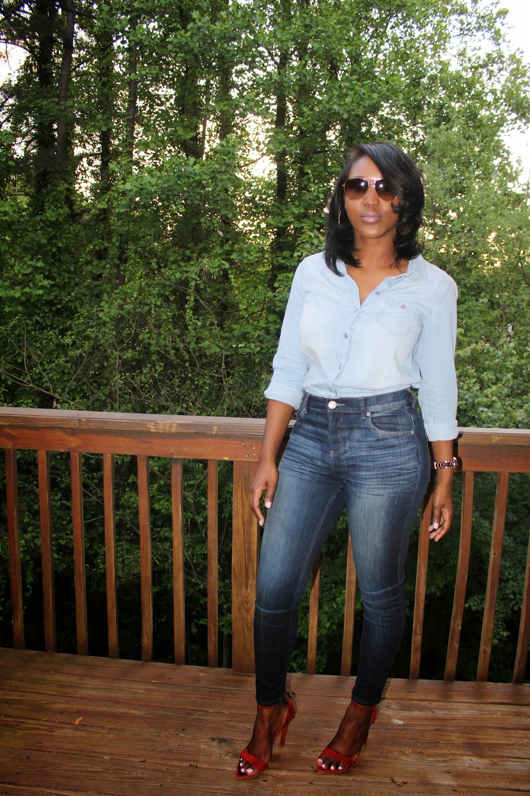 One Stylish Lady: Denim on Denim