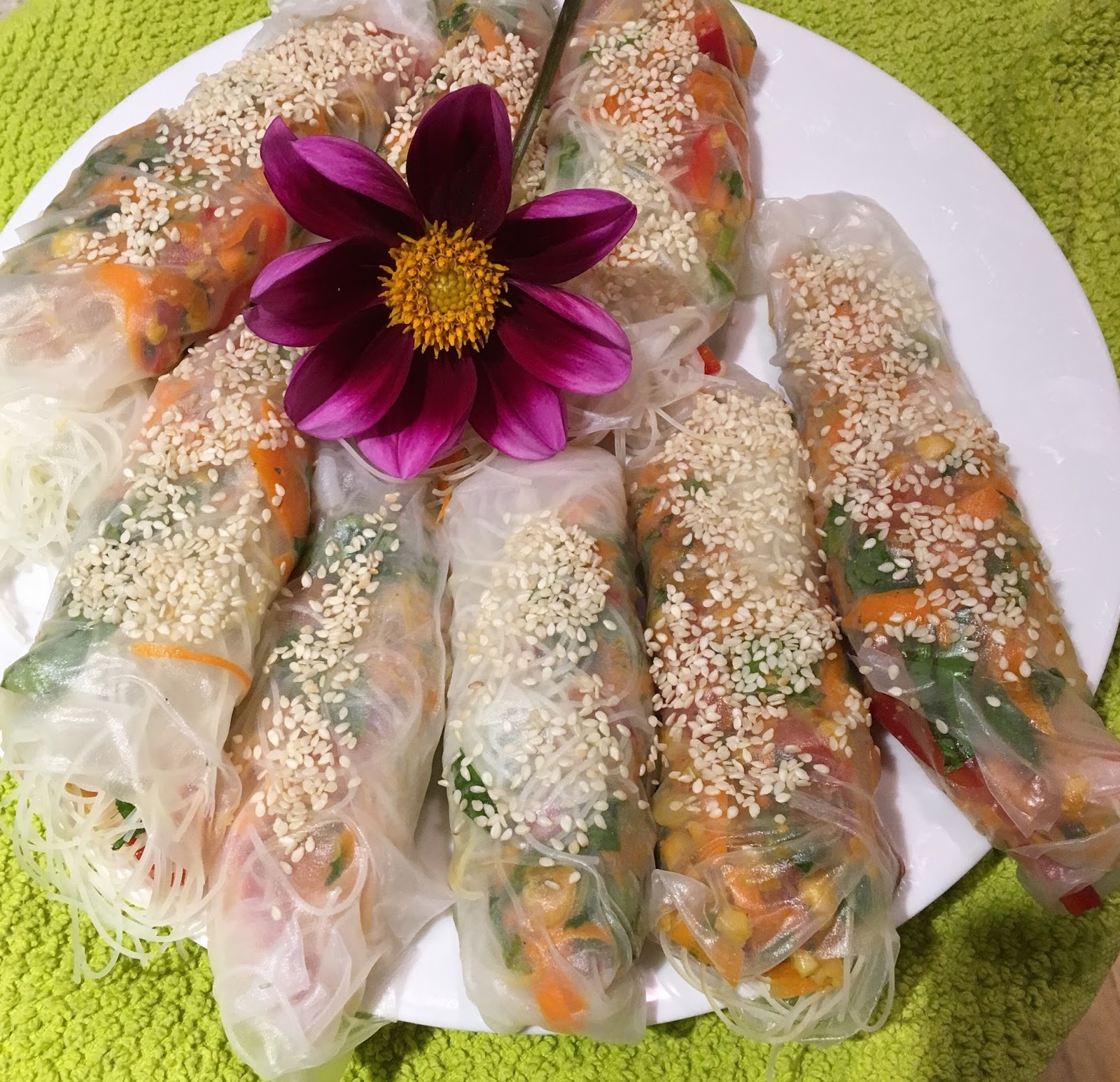 Vegan Energy: Thai Spring Rolls