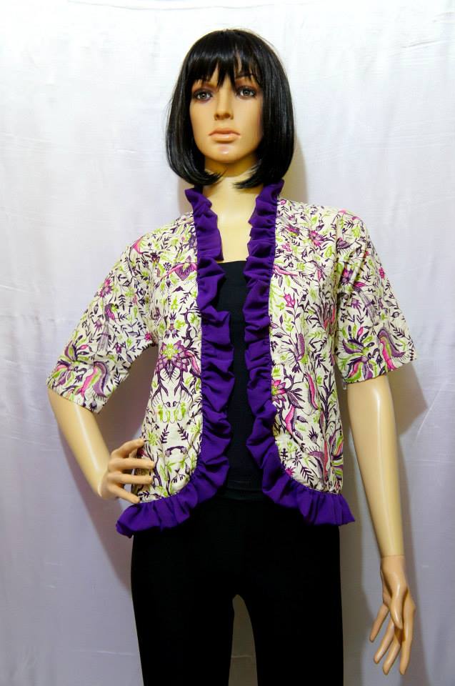 30+ Cardigan Batik Modern Terbaru yang Modis | Model Baju Batik Kantor