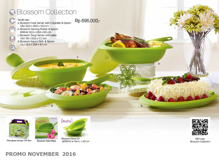 Blossom Collection Promo Tupperware November 2016 - Tupperware ...