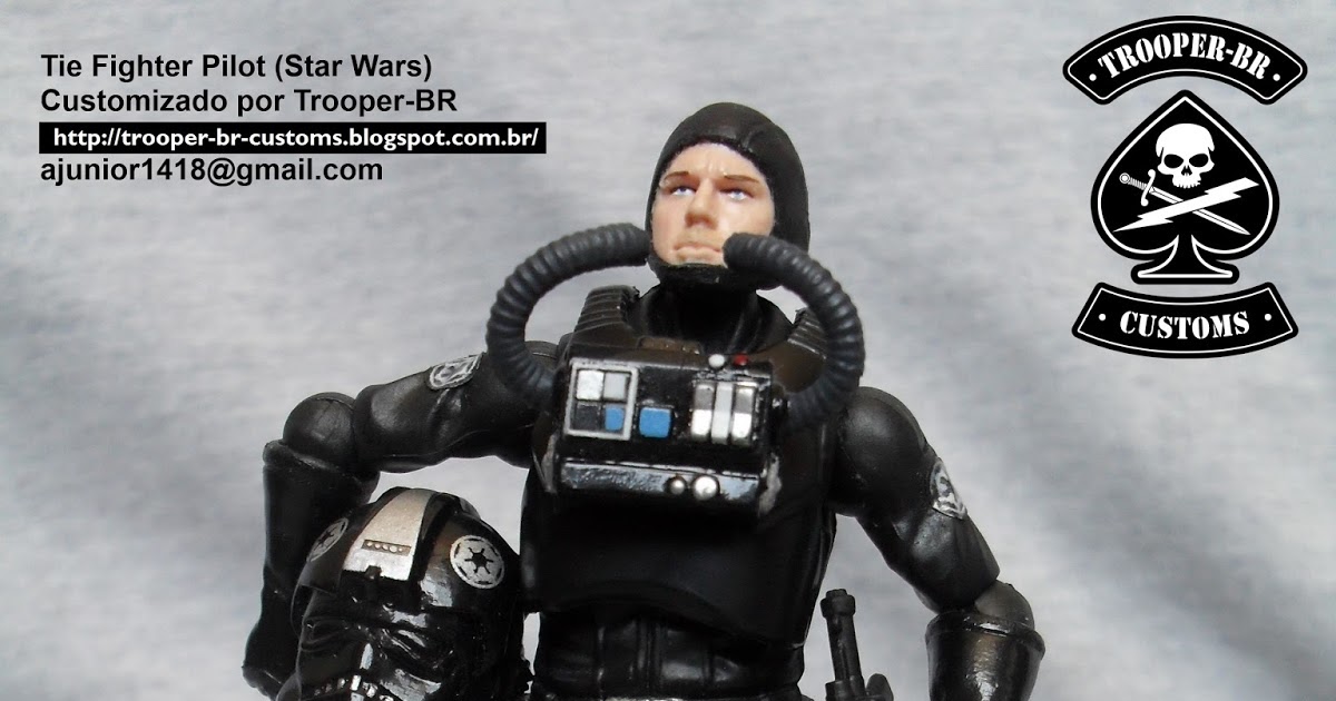 Gi joe Custom Action Figures: Tie Fighter Pilot - Star Wars