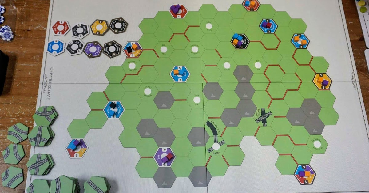 Hiew's Boardgame Blog: Age of Steam Deluxe Edition (2019)