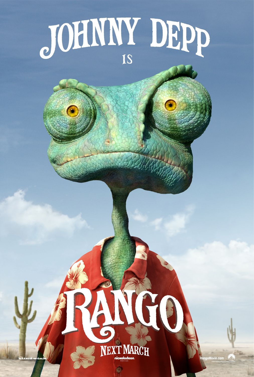 The Geeky Nerfherder: Movie Poster Art: Rango (2011)
