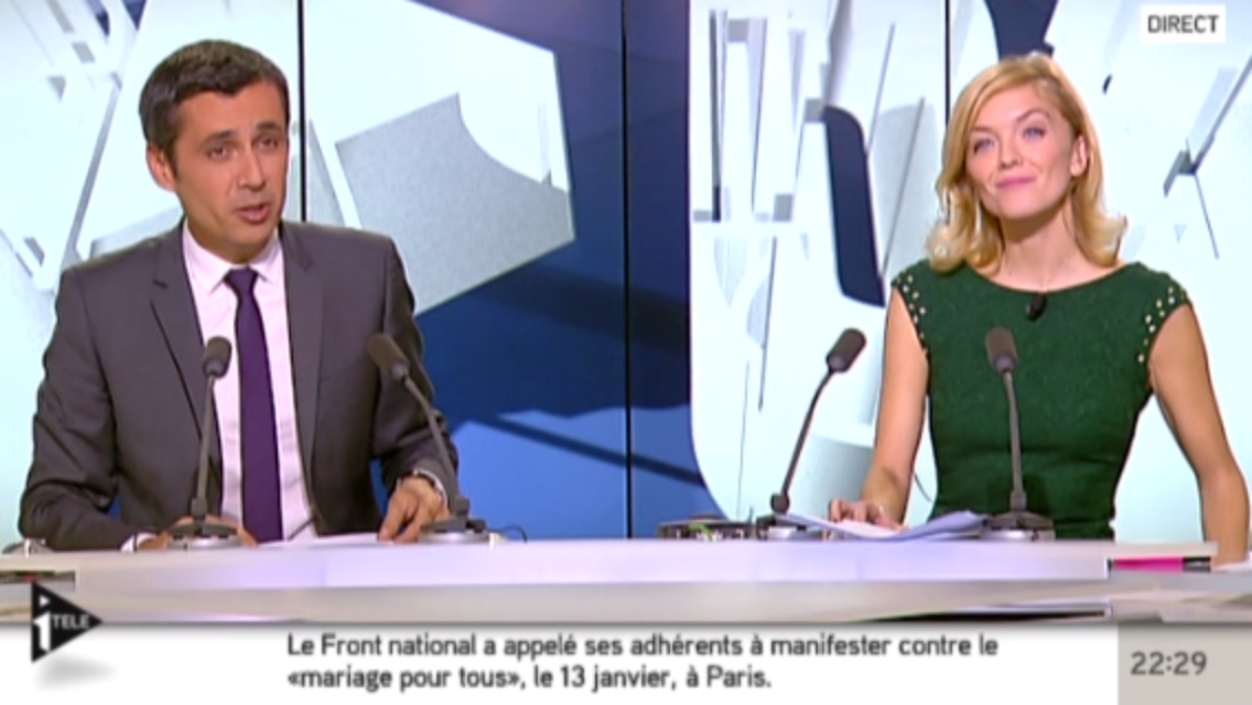 vuesalatele: 2013 01 07 - MAYA LAUQUE - I>TELE - LA GRANDE EDITION @22H30