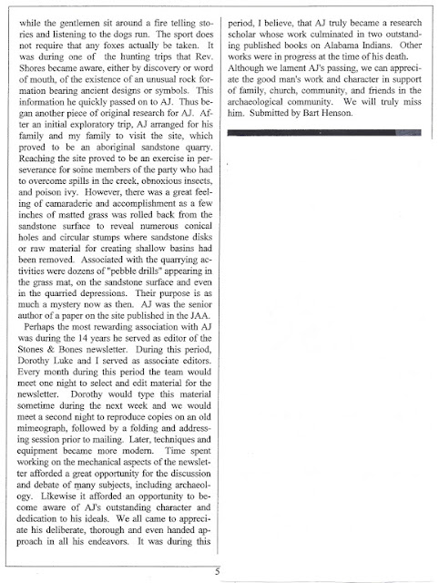 Alabama Yesterdays: Dad and Alabama Archaeology