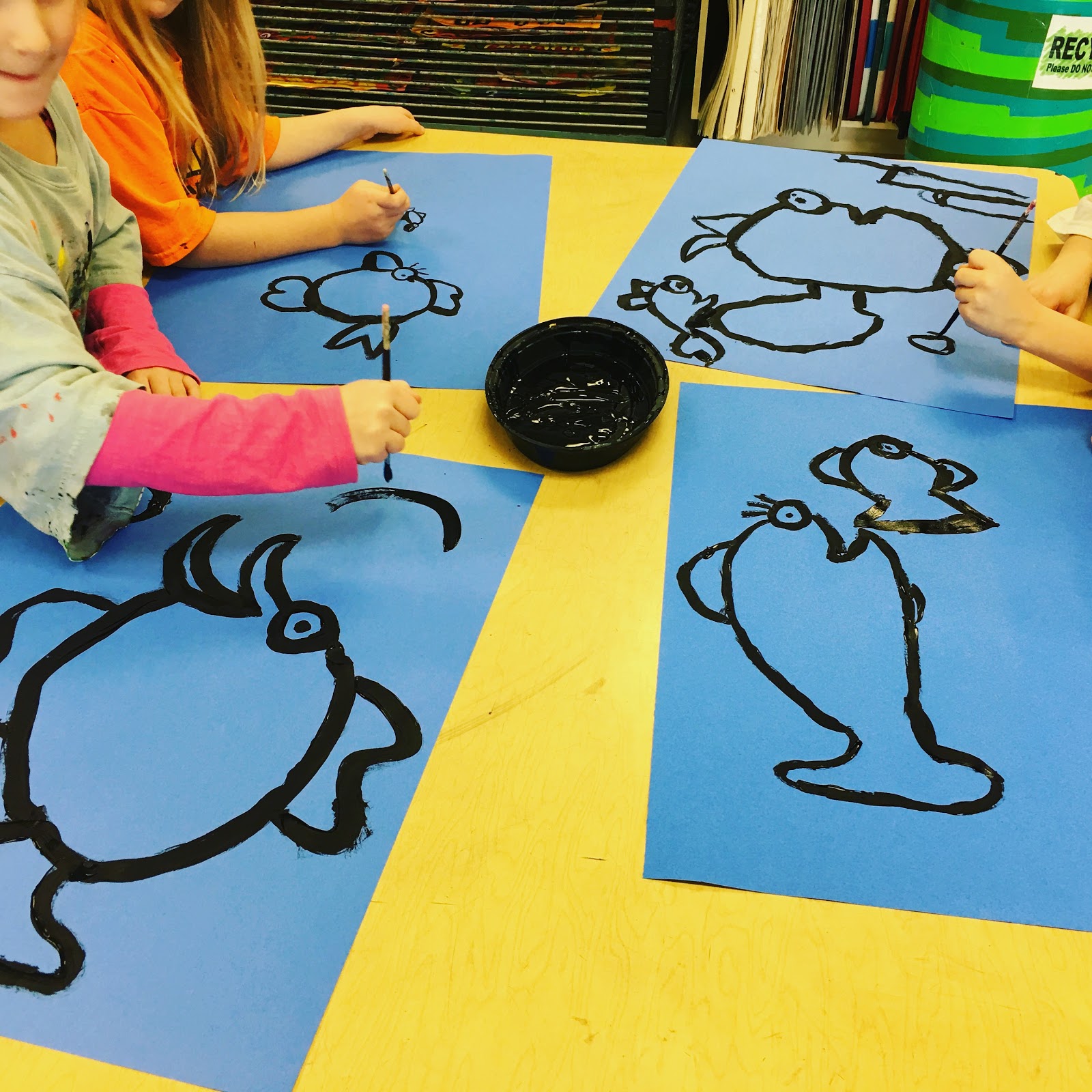 Paintbrush Rocket: 2nd Grade - Hooray for Fish!