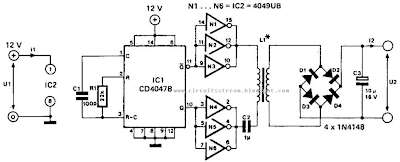 Low power Dc-Dc Converter Circuit Diagram | Electronic Circuit Diagrams ...