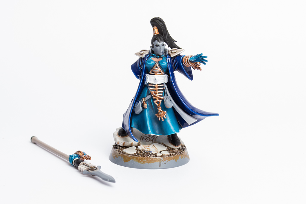 WIP: Female Eldar Farseer of Iybraesil #2 - Tale of Painters