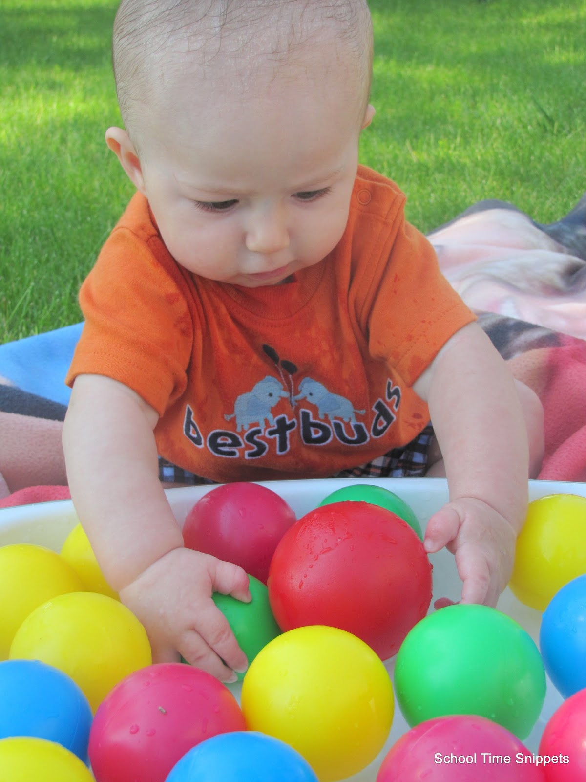 Easiest Baby Play Idea Ever! Make Your Own Water Ball Pit | School Time ...