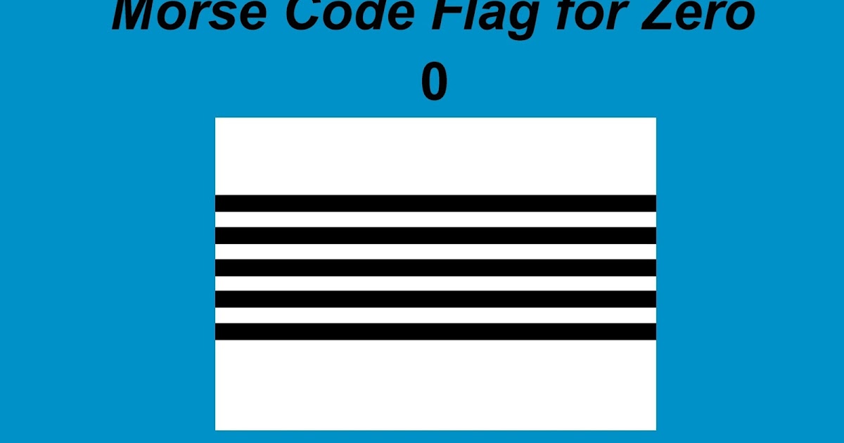 The Voice of Vexillology, Flags & Heraldry: Morse Code Flag for the ...