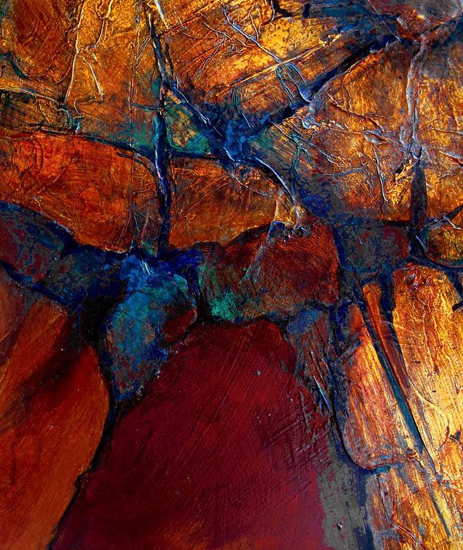 CAROL NELSON FINE ART BLOG: "MIDAS TOUCH" 12003, metallic mixed media ...