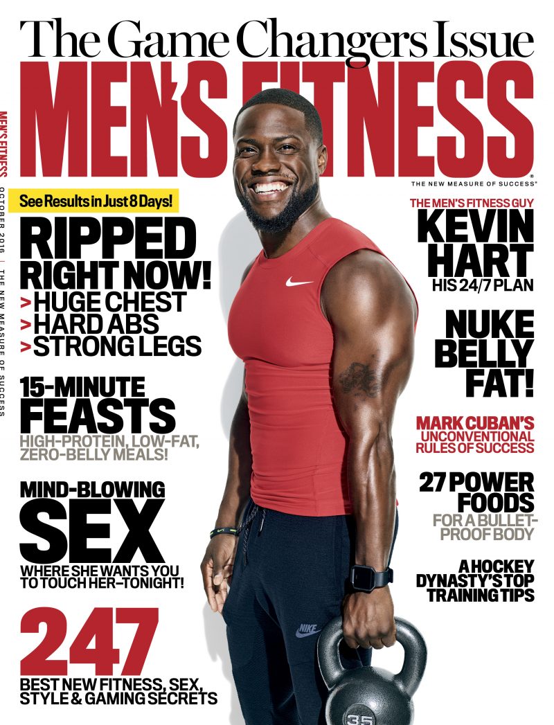 Ambition Bliss Kevin Hart Covers Mens Fitness Magazine With Several Covers