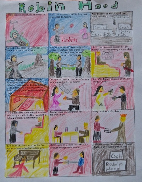 Luminous Fire - our homeschool journal: Comic Strip Style Summary