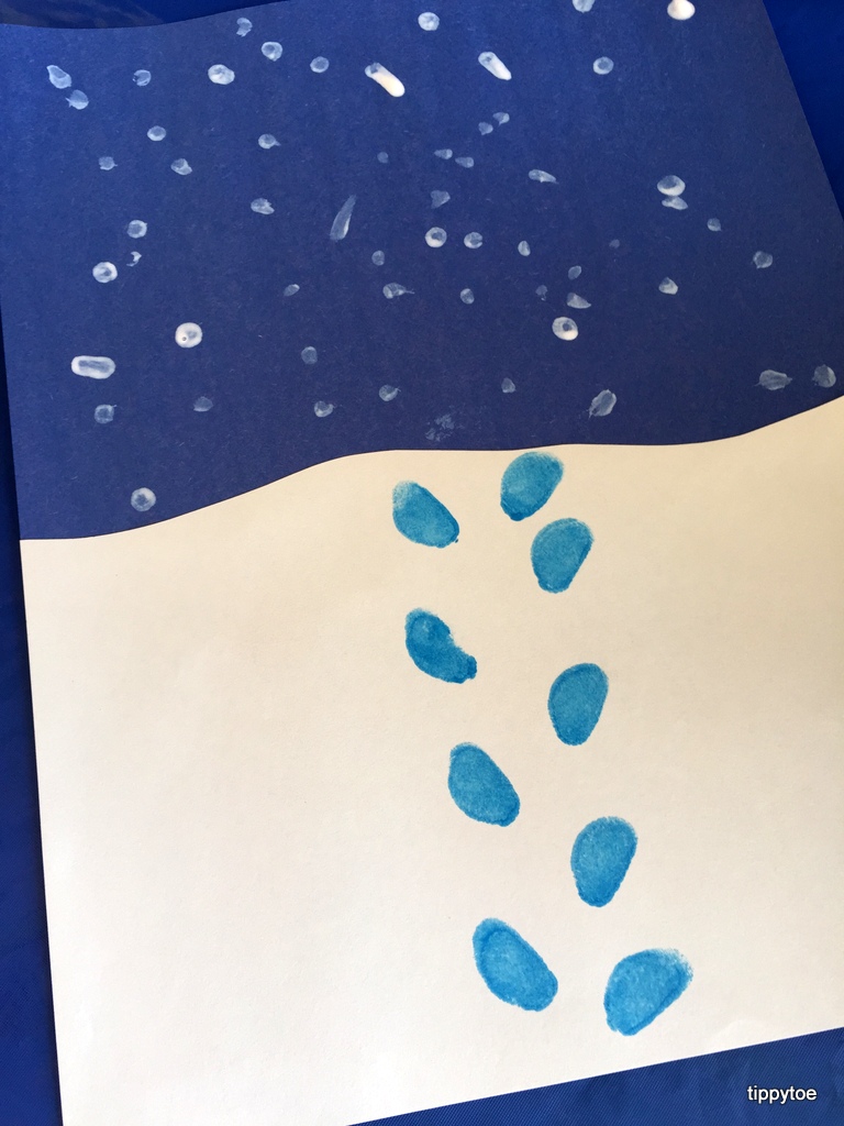 Tippytoe Crafts: Footprints in the Snow
