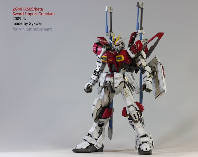 VP 1/60 Sword Impulse Gundam Painted Build