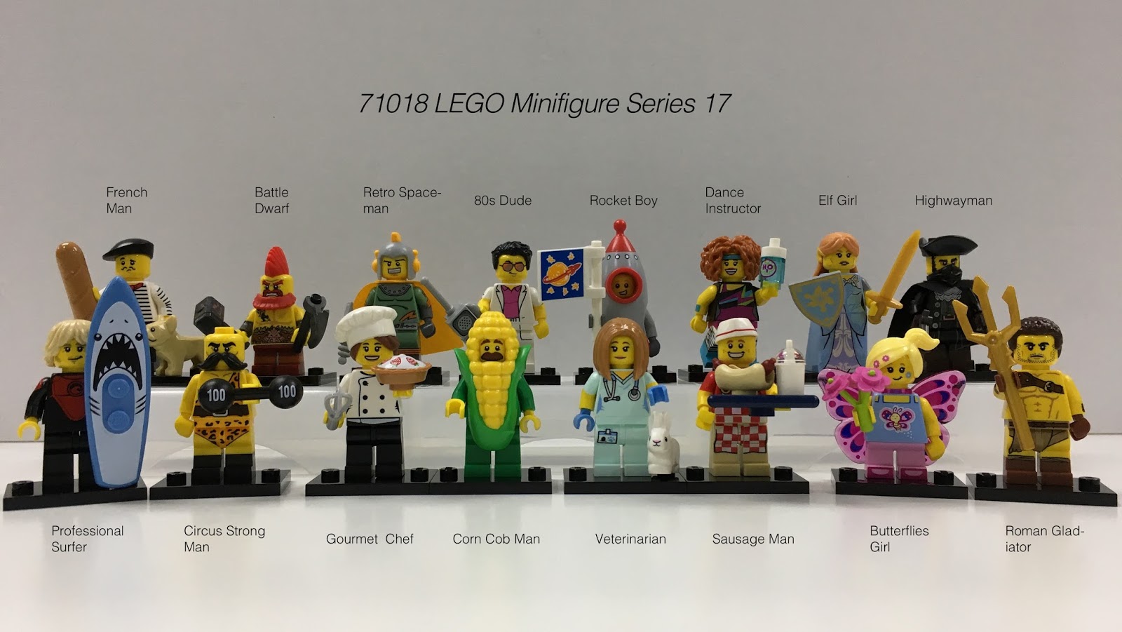 DeToyz: LEGO 71018 Minifigure Series 17 Photo Review