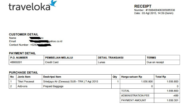 Contoh Invoice Pembayaran Cash - Delinewstv