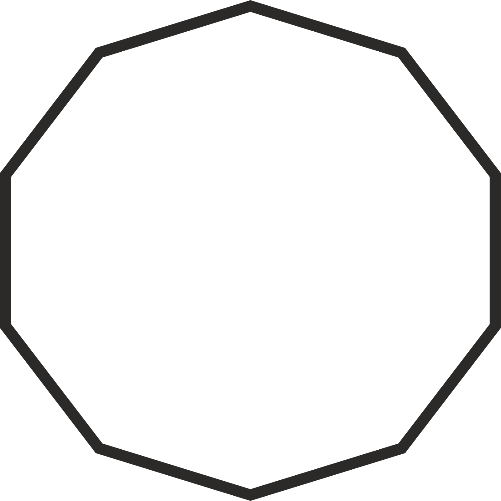 Imagem De Um Decágono - LIBRAIN
