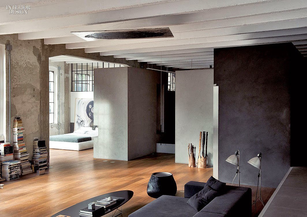 Raw loft in Como by Italian architect and artist Marco Vido