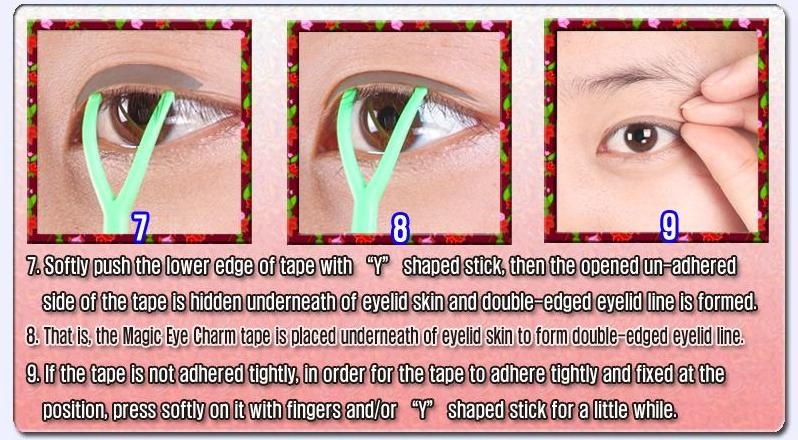 Girls' Charming Dream: How to use Korean double-sided eyelid tape?