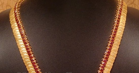 Ruby Kasu Mala - Jewellery Designs