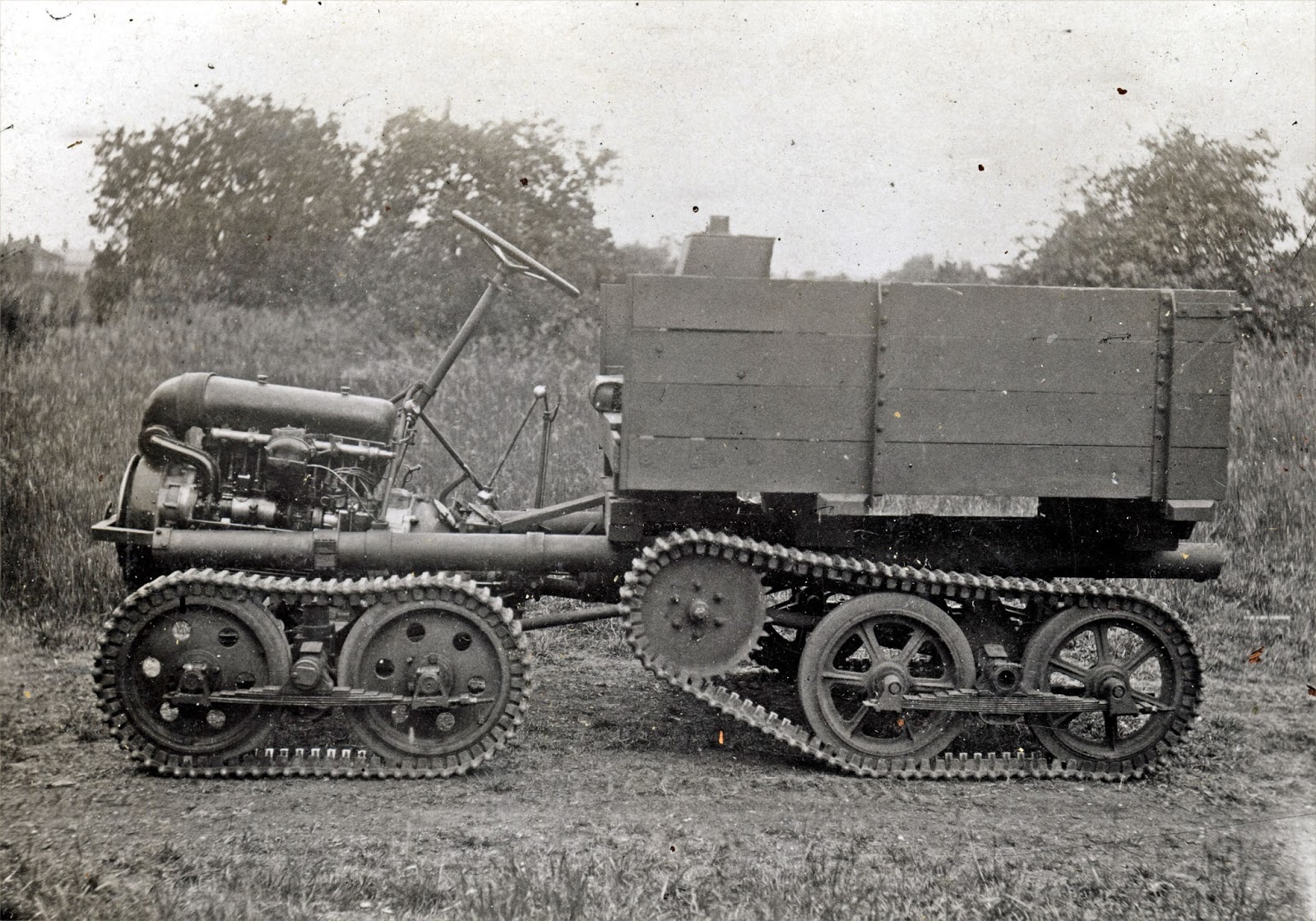 Interwar Tank Development: Double Half Track 1930