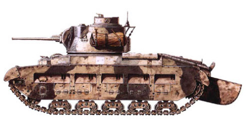TANKS RARITIES: Matilda Mk II F-96