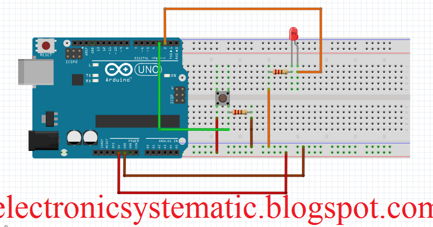 ARDUİNO VE BUTON İLE LED KONTROL (ARDUİNO WİTH BUTTON LED CONTROL )
