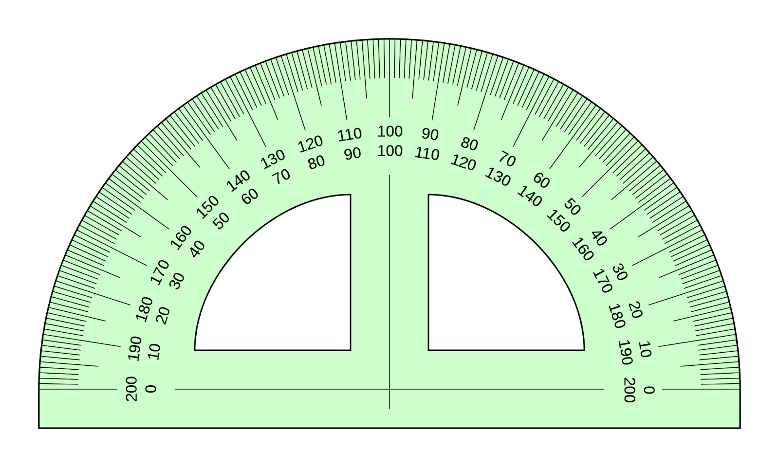 Transportador De Angulos Para Imprimir - Gráfico de Noticias
