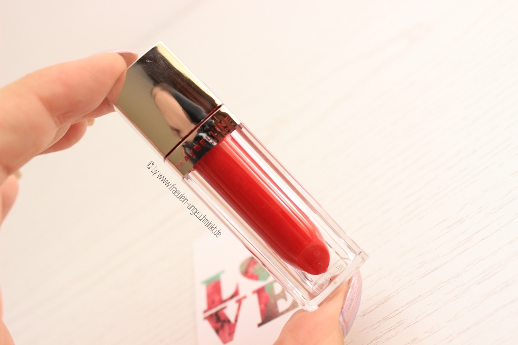 Maybelline Color Elixir Lippen-Creme-Lack 'Signature Scarlet' | Review ...