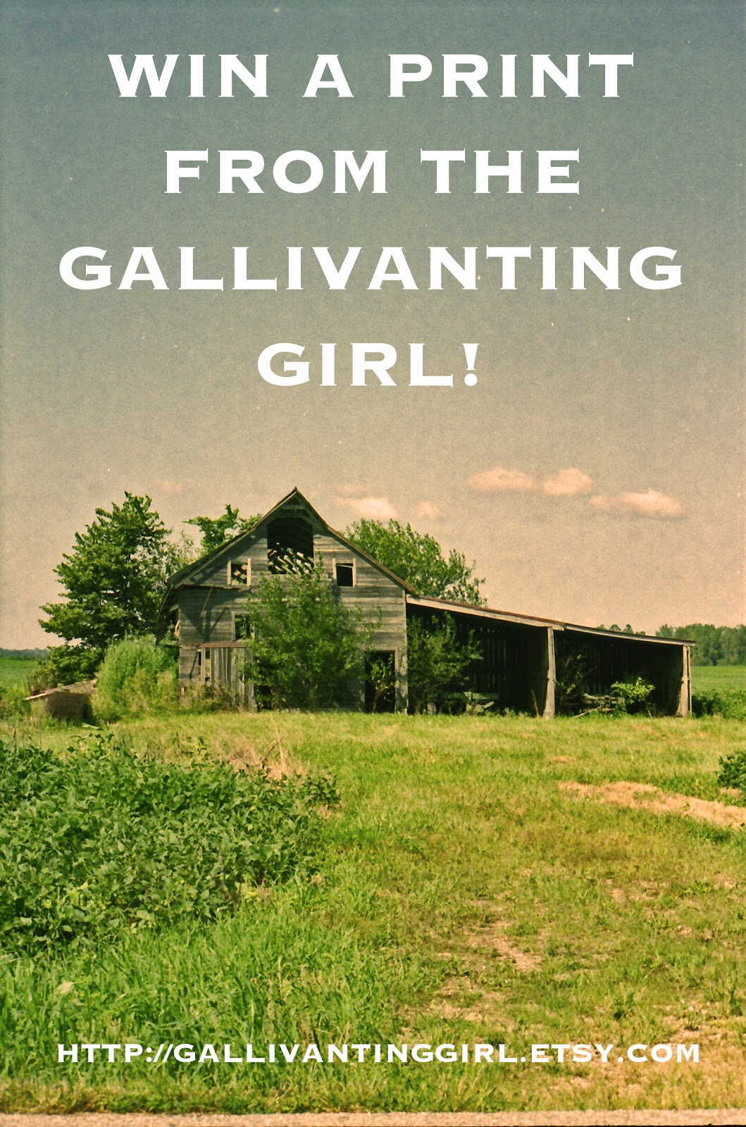 The Gallivanting Girl Blog: Giveaway Time!! Win a Free Print.
