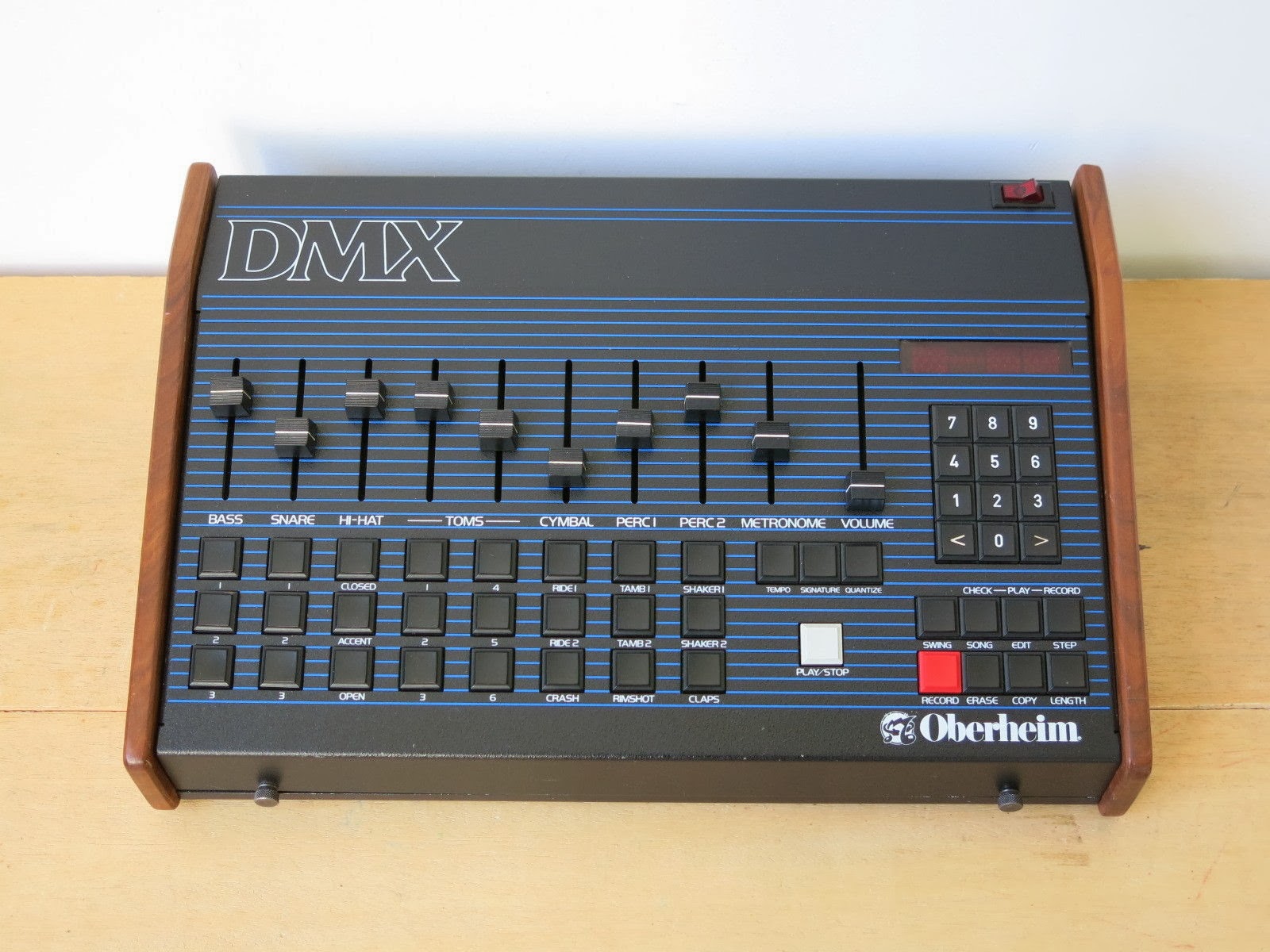 MATRIXSYNTH: Oberheim DMX vintage drum machine with Memory Expansion ...